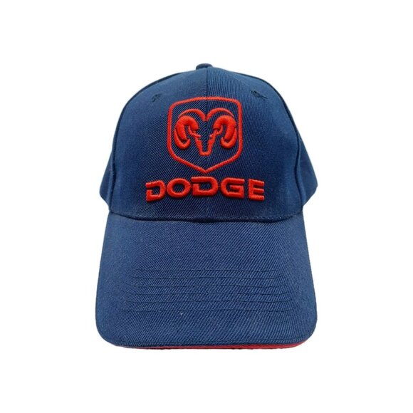 Dodge | Accessories | Dodge Ram Truck Strapback Hat Navy Blue Red ...